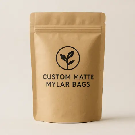 Custom Matte Mylar Bags